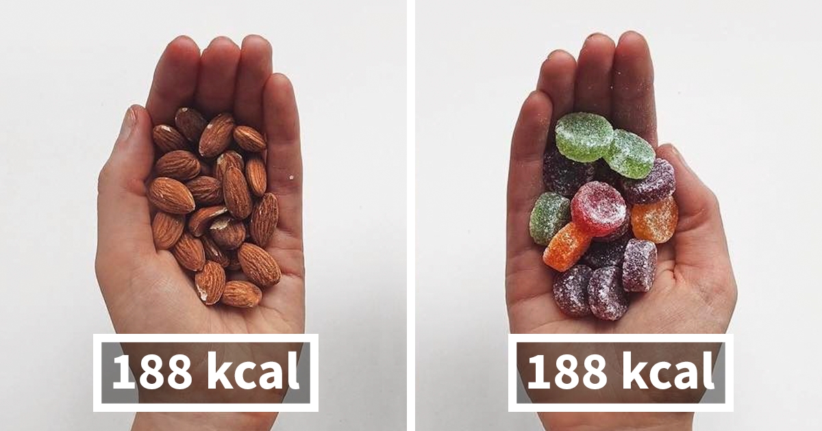 15 comparaisons caloriques d'aliments réalisées par une blogueuse ...
