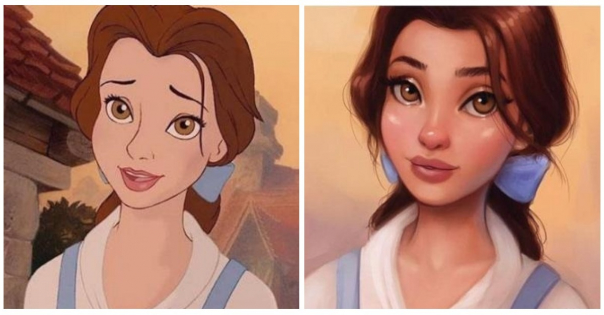 7 Princesses Disney illustrées de façon plus réaliste