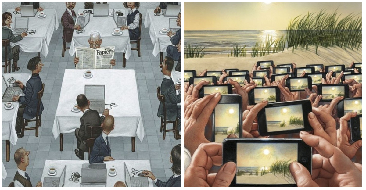 Ces 17 illustrations percutantes du caricaturiste Gerhard Haderer