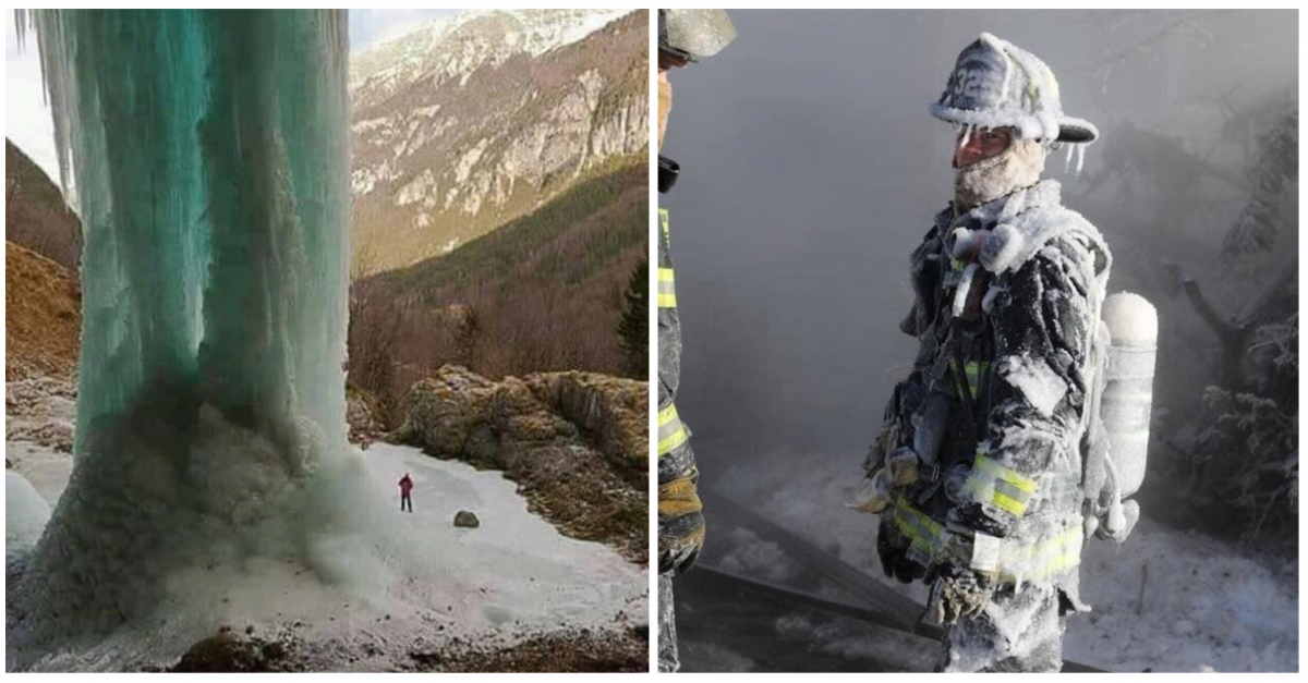 Ces 23 photos de l'effet du froid glacial