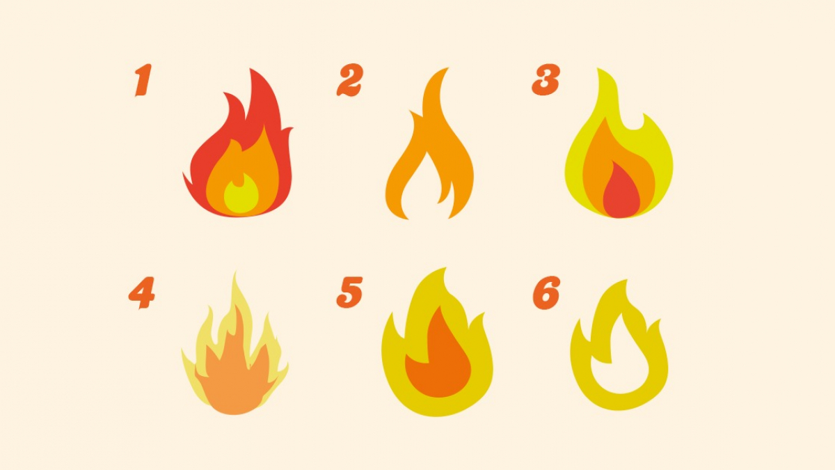 Test de personnalité : choisissez une flamme pour dévoiler le secret de ...