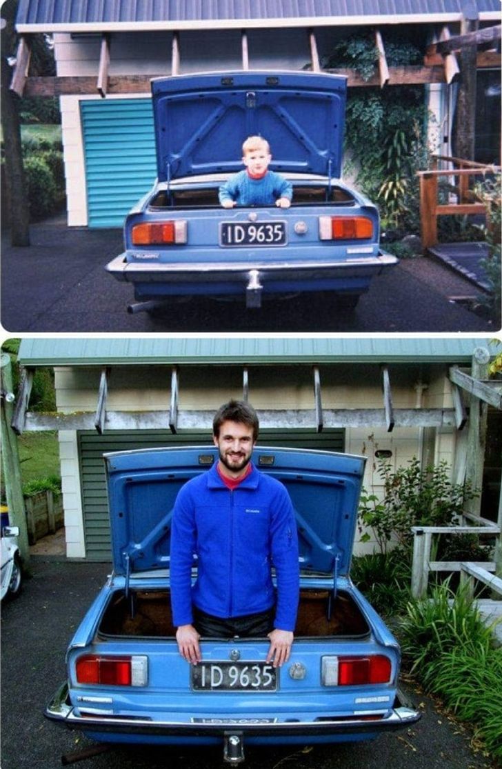 Ces 18 personnes reproduisent leurs plus vieilles photos